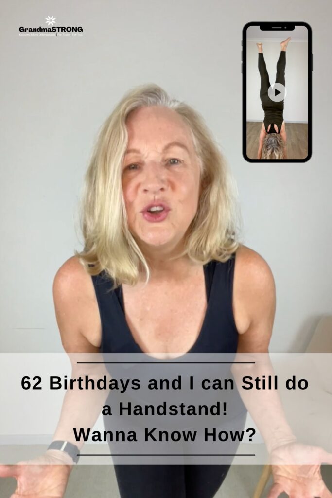 How to do a Handstand for Women Over 50 - GrandmaSTRONG