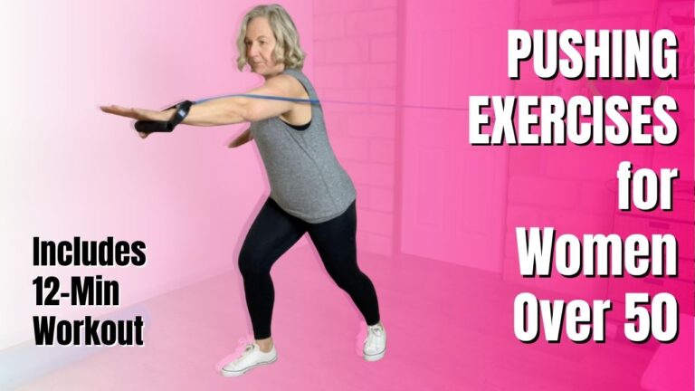 ADL#9: Pushing Exercises for Women Over 50 - GrandmaSTRONG